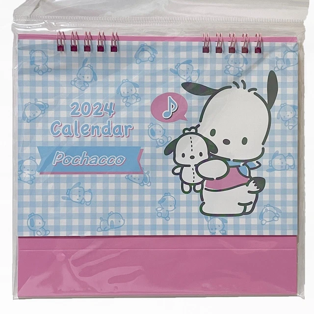 SANRIO POCHACCO 2024 Desktop Ring Calendar Kawaii Cute Japan Limited ...