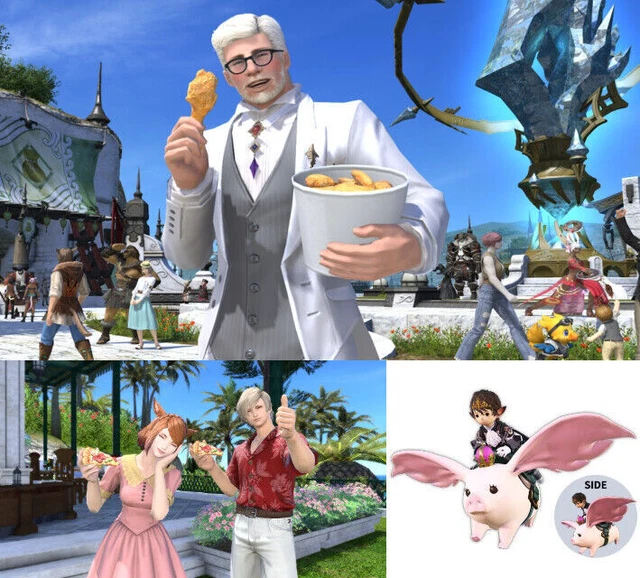 CODICE SERIALE DELL'ARTICOLO Final Fantasy FFXIV FF14 KFC Demae-può ...