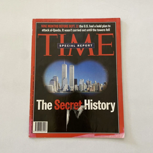 TIME MAGAZINE 2002 September 11 Special Report The Secret History 9/11 ...