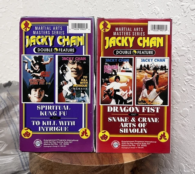 MARTIAL ARTS MASTERS Series -Jackie Chan Double Feature - VHS ...