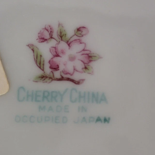 SET OF 3 Cherry China Multicolor Floral Printed Ceramic Occupied Japan ...