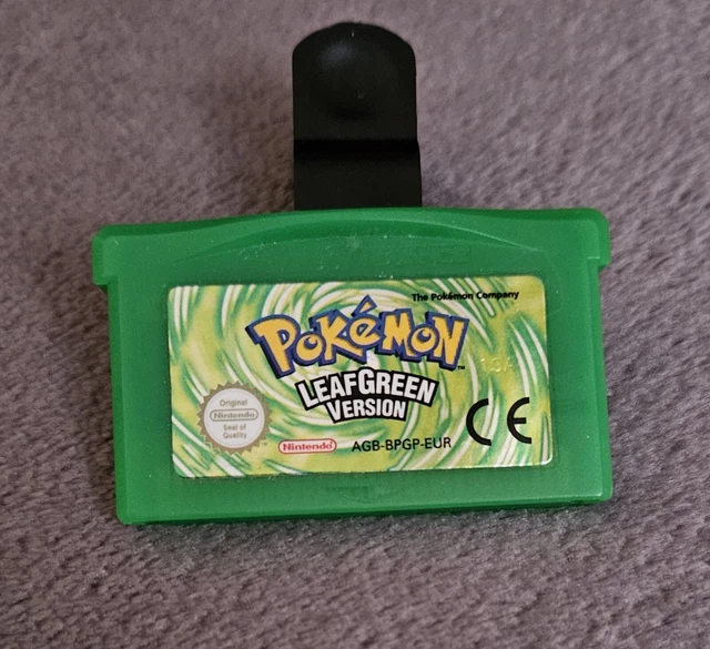 POKÉMON LEAF GREEN Version Nintendo Gameboy Advance UK PAL Genuine £74. ...