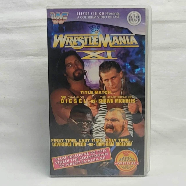 WWF WRESTLEMANIA 11 XI VHS Video Tape 1995 Silver Vision WWE Wrestling PAL £6.99 - PicClick UK