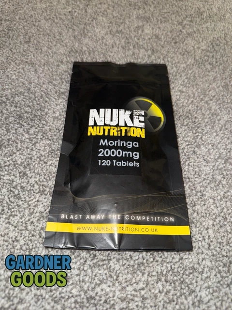 NUKE NUTRITION MORINGA Supplement 2000mg 120 Capsules £5.42 - PicClick UK