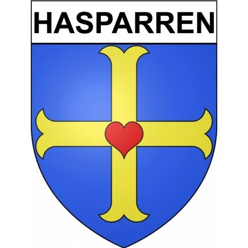 HASPARREN 64 VILLE Stickers blason autocollant adhésif EUR 6,99 - PicClick FR