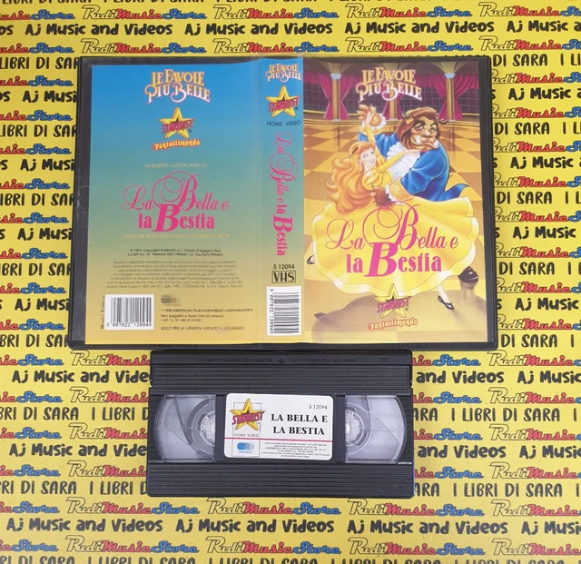 VHS LA BELLA E LA BESTIA le favole piu' belle 1993 stardust ... VHS LA BELLA E LA BESTIA le favole piu' belle 1993 stardust ...
