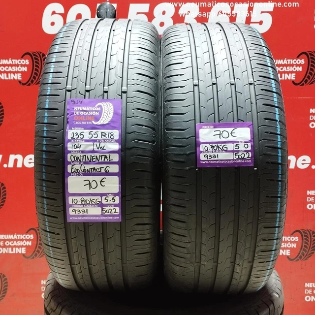 2X235 55 R18 104VXL Continental Eco CONTACT6 5.5/5.0mm Réf: 9331 EUR ...