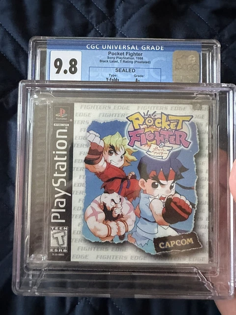 SONY PLAYSTATION PS1 Pocket Fighter Street Fighter Capcom CGC classé 9,8 A+ EUR 221,80 - PicClick FR