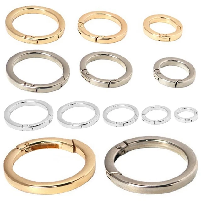 SPRING O-RING BUCKLES Carabiner Purses Handbags Bag Belt Buckle Snap ...