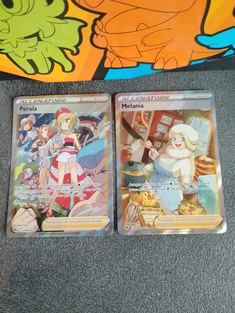 LOTTO CARTE POKEMON ITA Perula GG63 Melania GG64 Near Mint Zenit Regale ...
