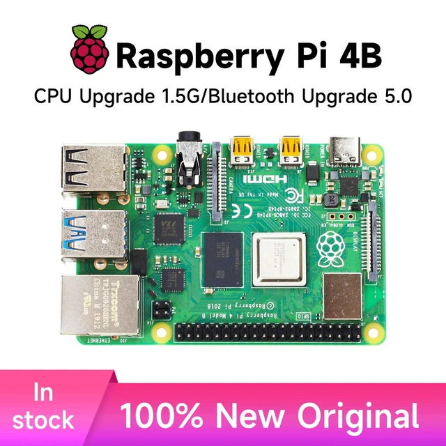 OFFICIAL ORIGINAL RASPBERRY Pi 4 Model B 4GB 8GB Development Board Kit ...