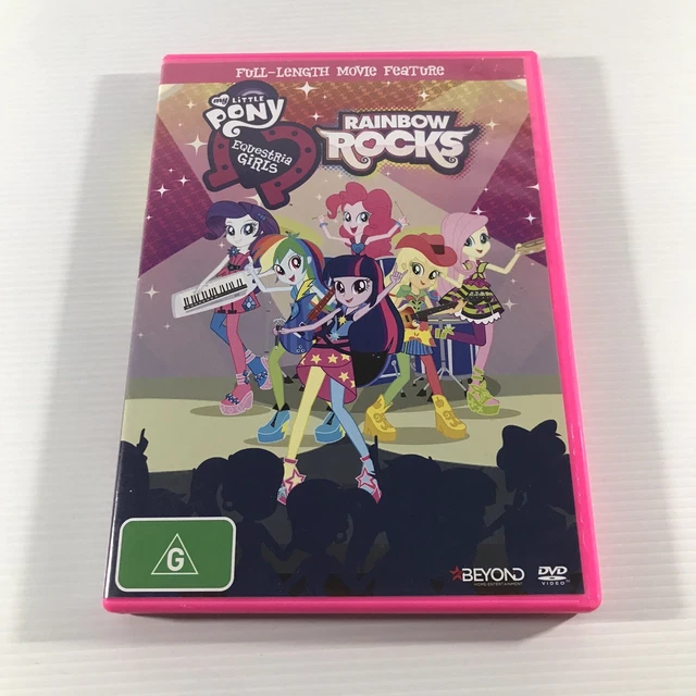 MY LITTLE PONY Equestria Girls Rainbow Rocks DVD Region 4 PAL Movie $8. ...