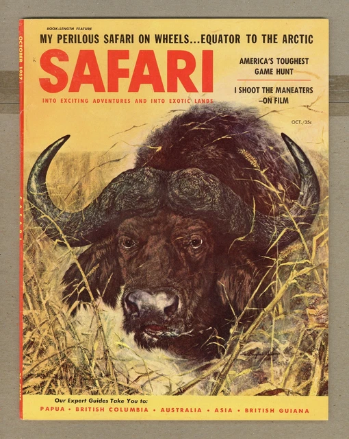 SAFARI MAGAZINE VOL. 5 #1 VG/FN 5.0 1957 Low Grade £7.43 - PicClick UK