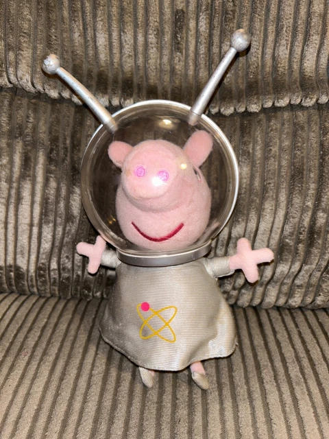PEPPA PIG SPACE Plush Toy Talking Peppa with Helmet - Astronaut £29.99 ...