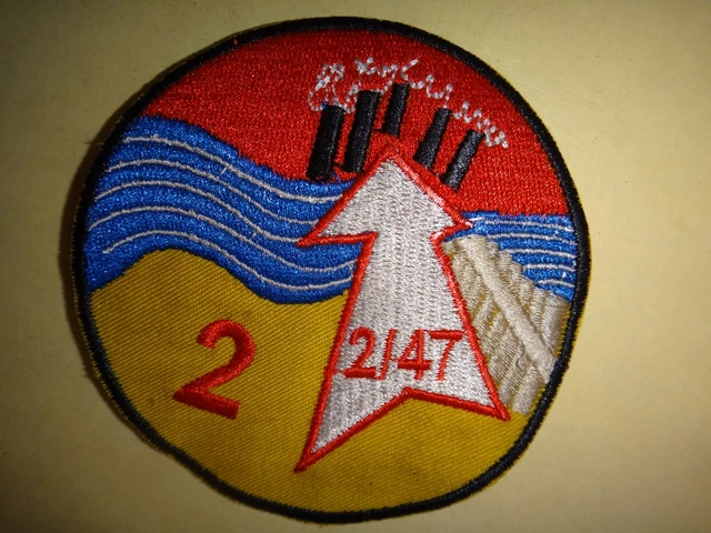 VIETNAM GUERRE PATCH Arvn 2nd Bataillon 47th Infanterie Regiment EUR 10 ...