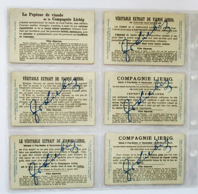 LIEBIG FULL SET 6 cards Vanished Cities Date 1902 £3.94 - PicClick UK