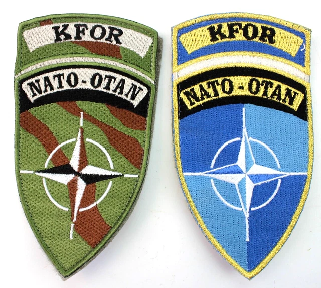 LOT OF 2 BRITISH ARMY KFOR NATO OTAN BADGES (AUC) £3.70 - PicClick UK