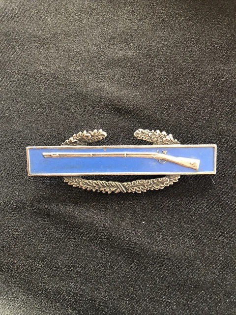 WW2 US ARMY Combat Infantryman Badge Original Off Uniform Sterling Pin ...