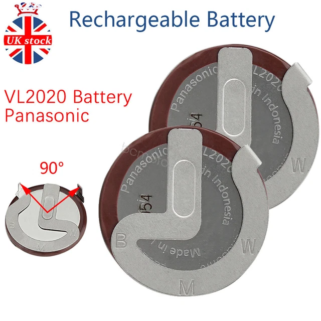 2X ORIGINAL PANASONIC VL2020 Battery for BMW 3 5 7 series E46 E53 X5 ...