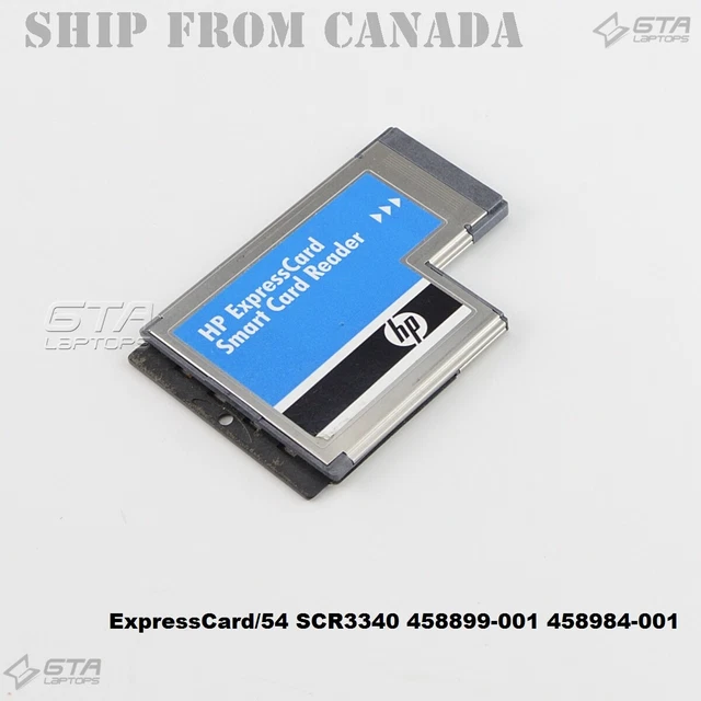 HP SMART CARD Reader ExpressCard/54 SCR3340 458899-001 458984-001 $14. ...