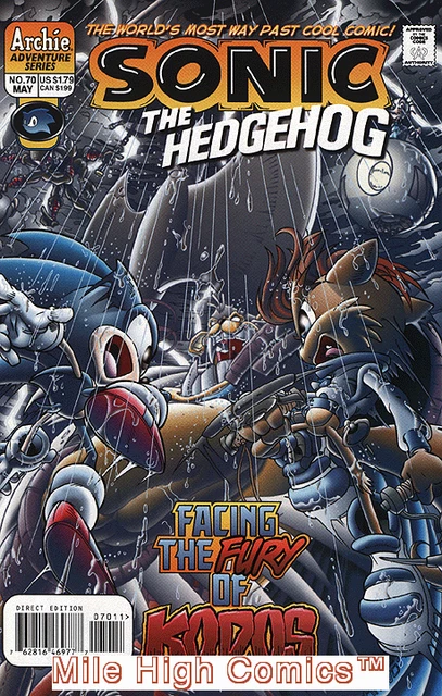 SONIC THE HEDGEHOG-THE SERIES (1993 Series) (ARCHIE) #70 Near Mint ...