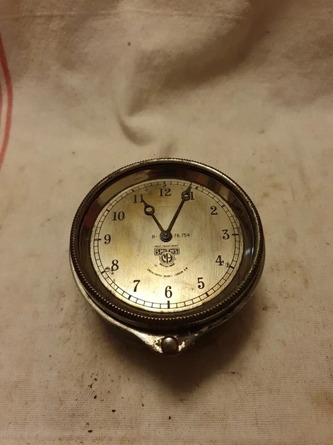 VINTAGE SMITHS H-76,754BRITISH Made Car Clock Cricklewood Works London ...