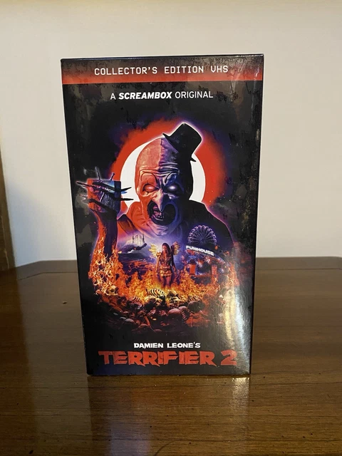 DAMIEN LEONE’S TERRIFIER 2 Collectors Edition Vhs 2 Tape Set - Rare New ...