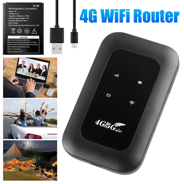 PORTABLE UNLOCKED MINI Mobile Broadband 4G LTE Wireless WiFi Router ...