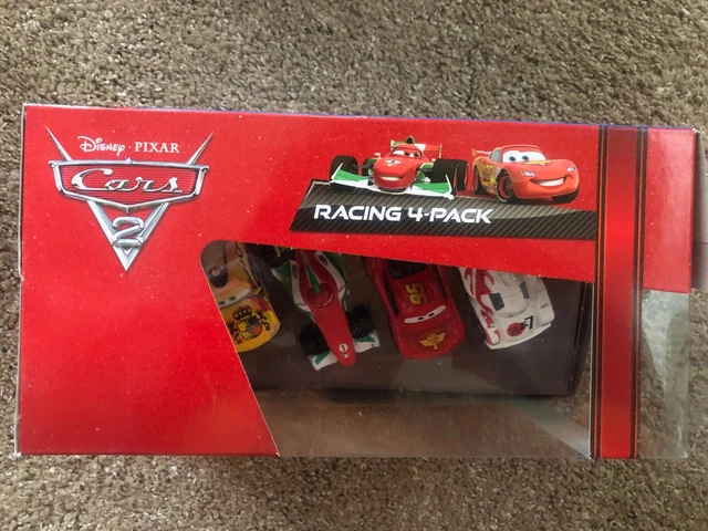 WORLD OF DISNEY Pixar Cars Speedway, Racing 4-Pack Race Chase Gift Pack ...