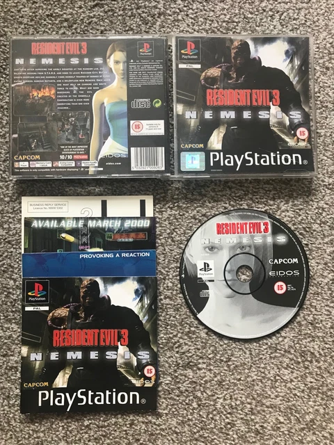 Sony Playstation Ps1 Resident Evil 3 Nemesis Bg11 Cib Eur 57 39