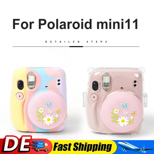 CASE FOR FUJIFILM Instax Mini 7+/11 (Pink) Lens Cover Soft Camera DE £3 ...