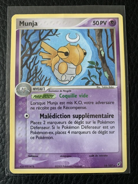 CARTE POKÉMON MUNJA Ex Deoxys FR 2005 EUR 2,00 - PicClick FR