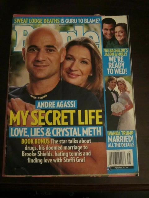 PEOPLE MAGAZINE NOVEMBRE 2009 Andre Agassi Steffi Graf Secret Life Crystal Meth EUR 7,69 ...