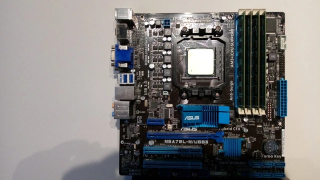 ASUS M5A78L-M/USB3 SOCKET AM3+ mATX DDR3 Motherboard £29.00 - PicClick UK