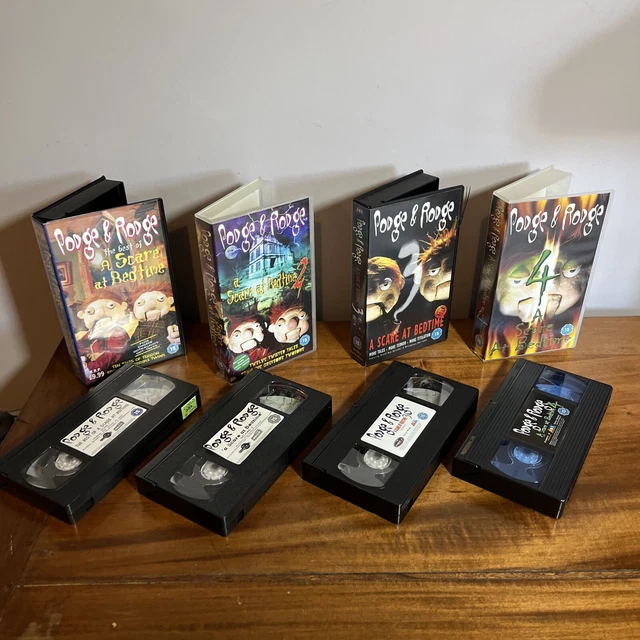 VERY RARE THE Podge & Rodge Show - A Scare At Bedtime Volumes 1-4 VHS ...