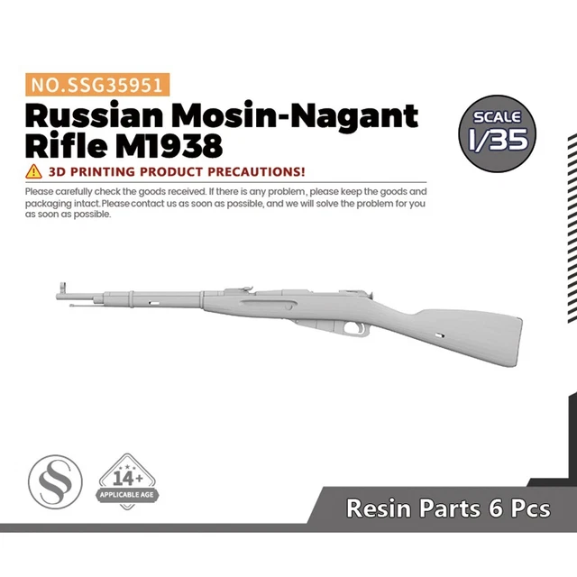 SSMODEL SSG35401 1/35 Russian Mosin-Nagant Rifle M1938 EUR 5,81 ...