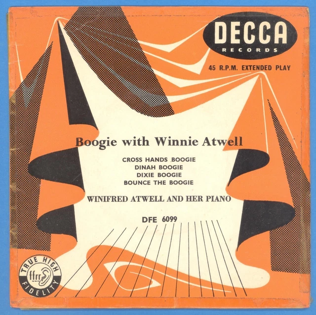 WINIFRED ATWELL “BOOGIE With Winnie Atwell” DECCA EP £16.15 - PicClick UK