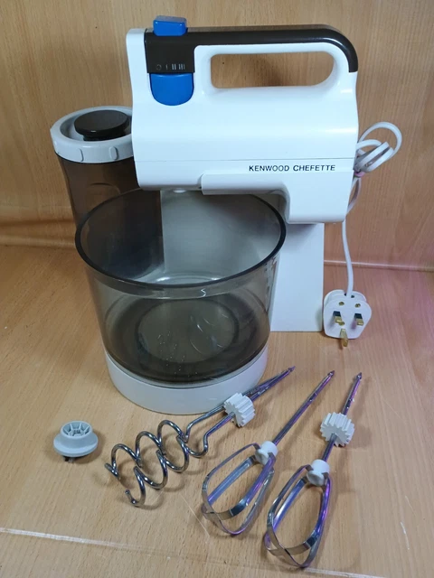 VINTAGE KENWOOD CHEFETTE Model A375 Mixer with Stand Bowl & Liquidiser ...