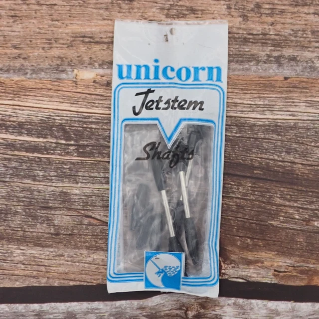 UNICORN JET STEM Dart Stems Shafts 51mm Medium Stainless w/ extra tips ...