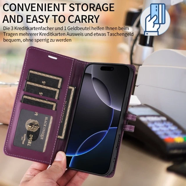 FOR XIAOMI 15T Pro 14T Redmi Note 14 POCO X7 Magnetic Wallet Leather ...