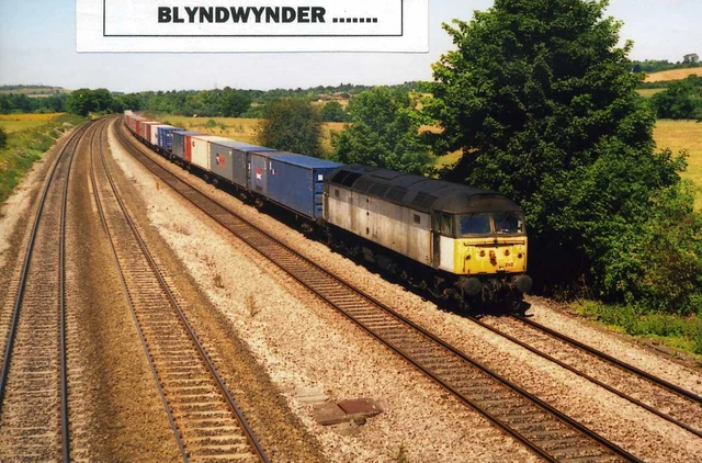 BRITISH RAILWAY PHOTOGRAPH CLASS 47 No 47292 LOWER BASILDON AUGUST 1998 ...