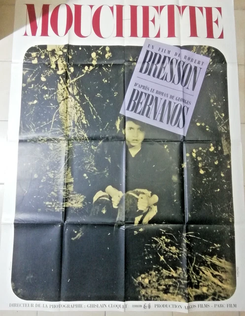 ANCIENNE AFFICHE DE cinéma originale - " MOUCHETTE " - 120 x 160 cm EUR 30,00 - PicClick FR