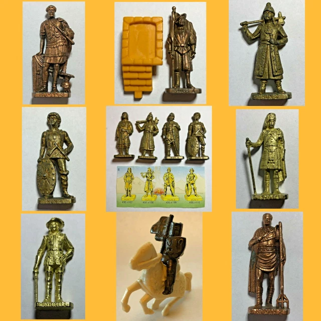 SCAME METAL FIGURES / SOLDIERS / KNIGHTS Vintage Kinder Surprise MULTI ...