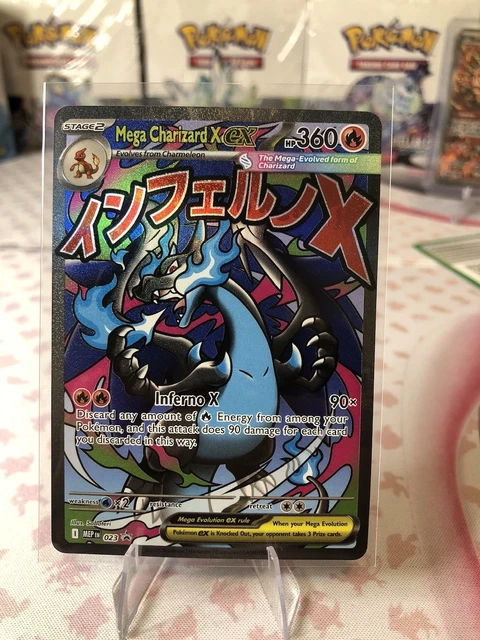 POKEMON PHANTASMAL FLAMES UPC MEGA CHARIZARD X EX #23 PROMO English ...