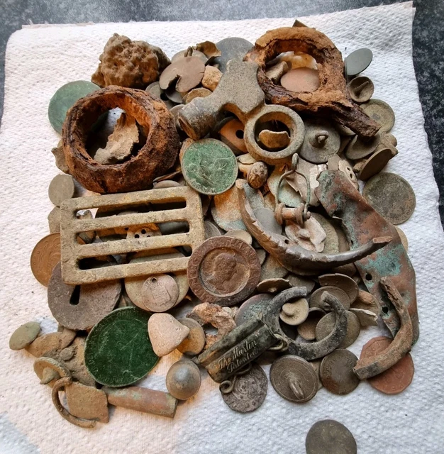 METAL DETECTING FINDS Relics Bundle Lot 12 £10.07 - PicClick UK