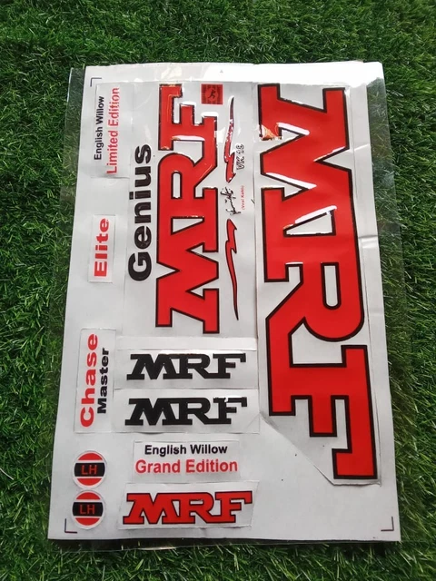 2026 LATEST VIRAT KOHLI GENIUS MRF Cricket Bat Stickers -MRF GENIUS Bat ...