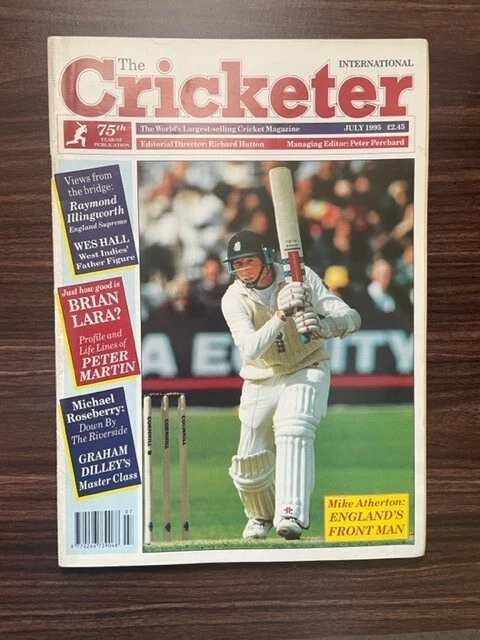 VINTAGE THE CRICKETER International Cricket Magazine Mike Atherton ...