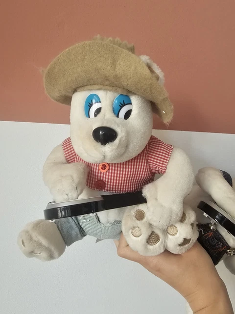 VINTAGE GEMMY ANIMATED Musical Bears 90s Y2K Country Rock Band Plush ...