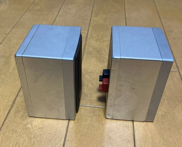 HITACHI LO-D HS-01 MICRO SPEAKER SYSTEM Pair 5cm Full-Range Unit 20Ω 3W ...