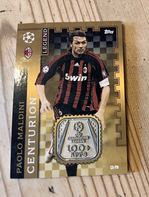 MATCH ATTAX 23/24 Paolo Maldini Champions League Centurion Ac Milan ...